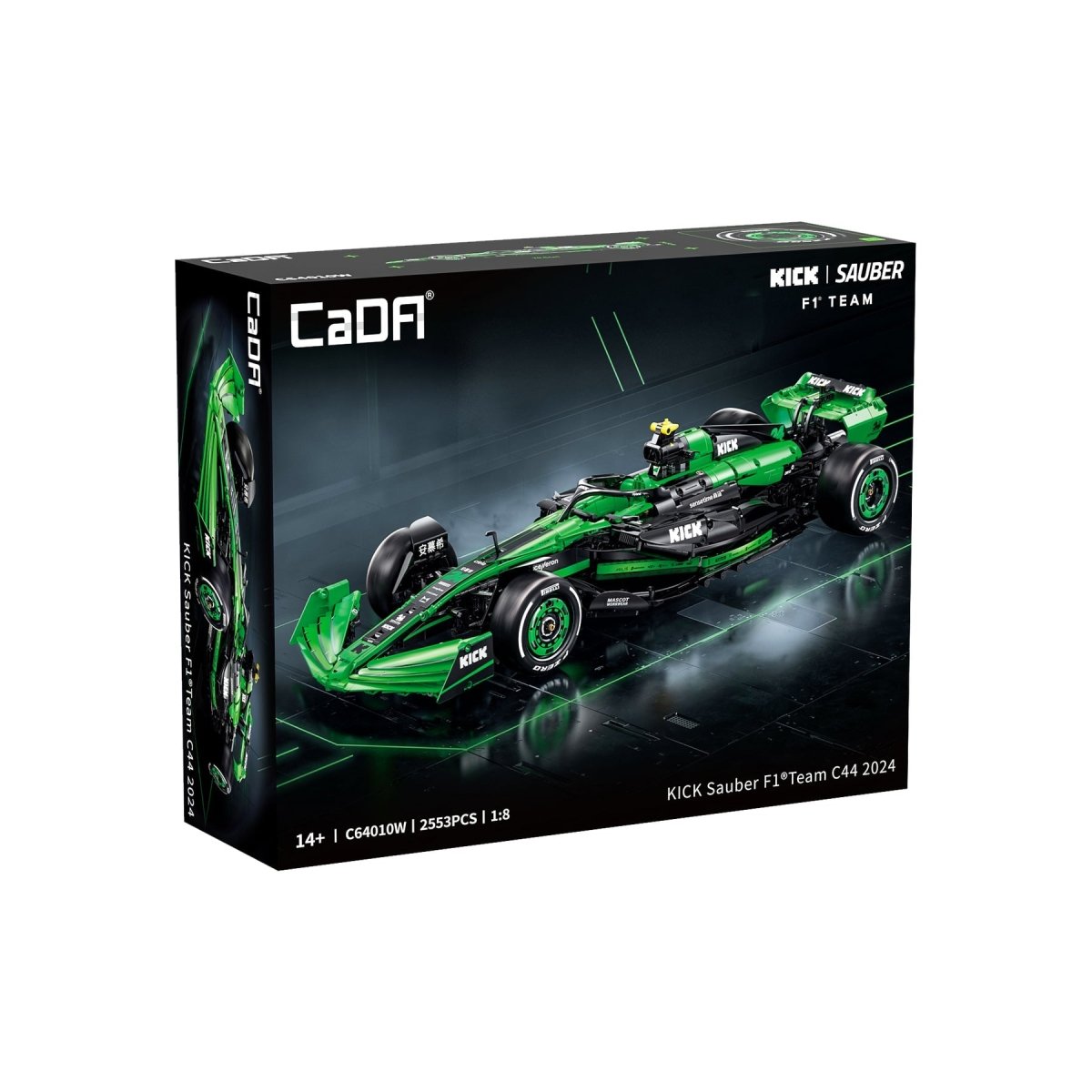 CaDA C64010W KICK Sauber F1 Team C44 2024 im Maßstab 1:8 – Baubär Boutique