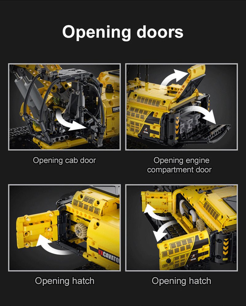 CaDA C61082W Bagger (motoriserbar) – Baubär Boutique